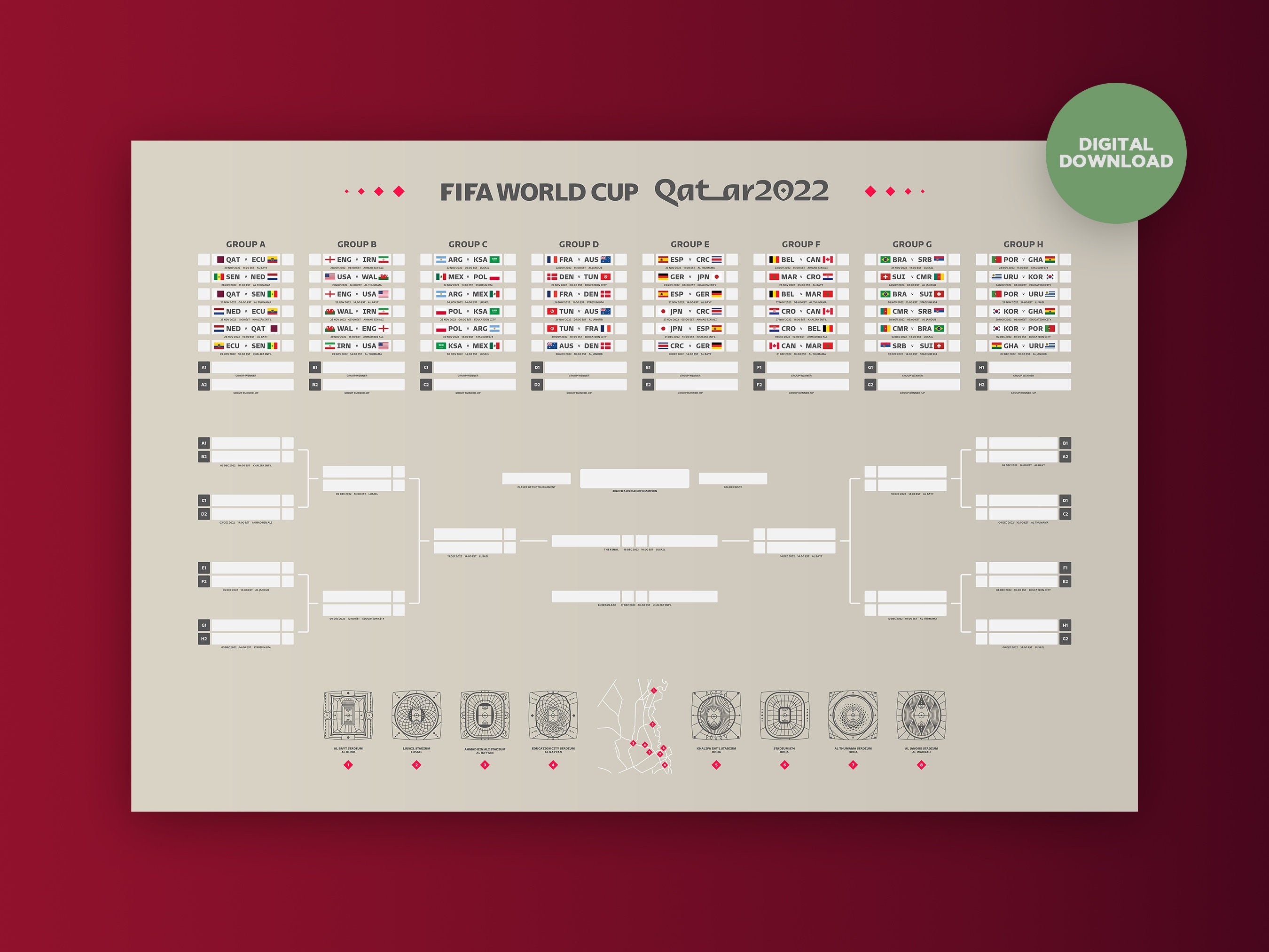 Fifa World Cup 2022 Calendar