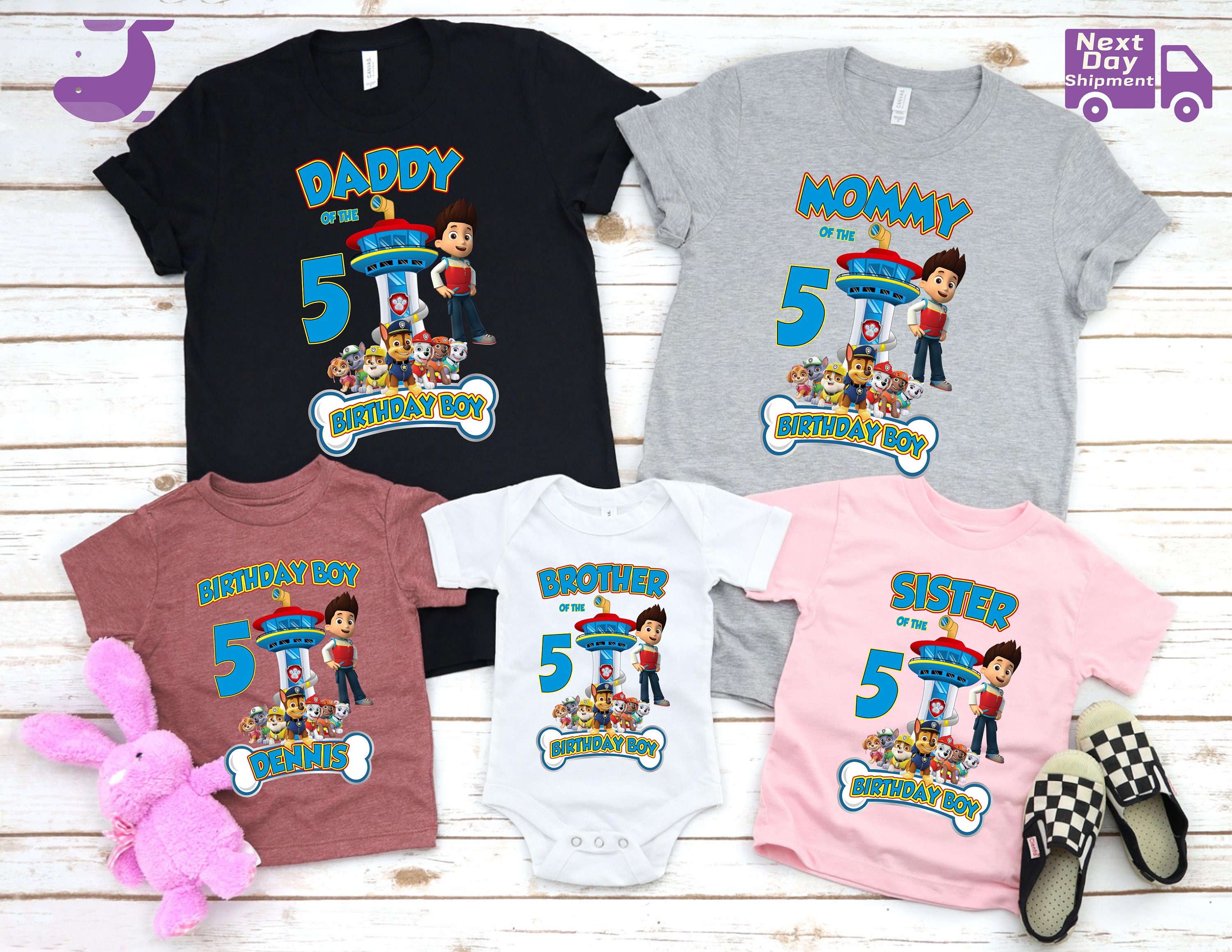 Custom Patrol Family Birthday Shirt Patrol Birthday Shirt - Etsy