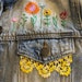 Reworked Distress Embroidery Appliqued One-of-a-kind Womens Denim ...