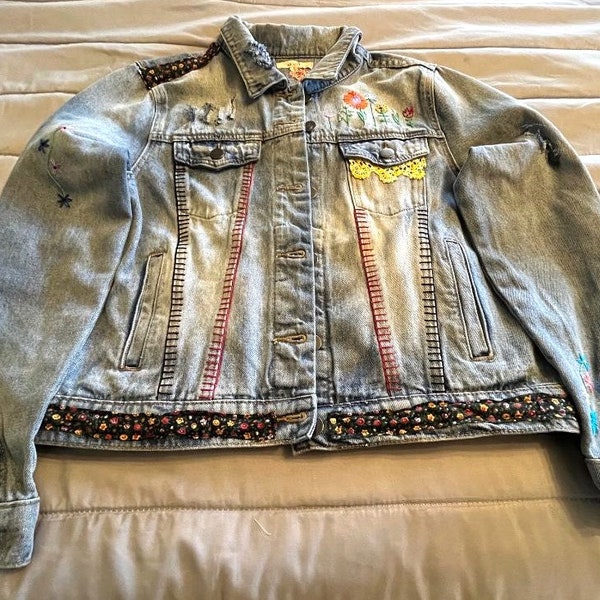 Applique Jacket - Etsy