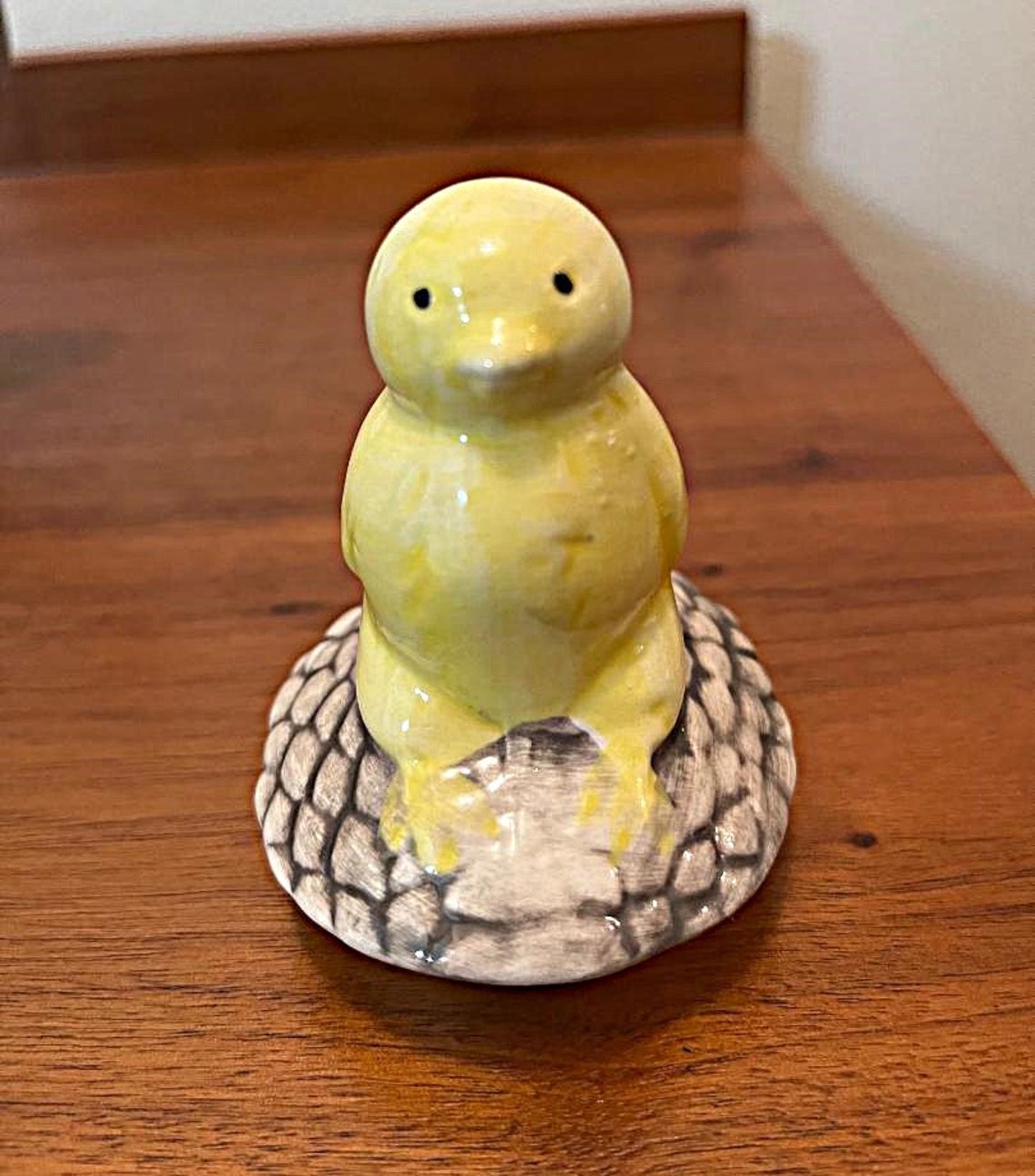 WCL Hen With Baby Chicks Majolica Style Ceramic Teapot Farmhouse ...