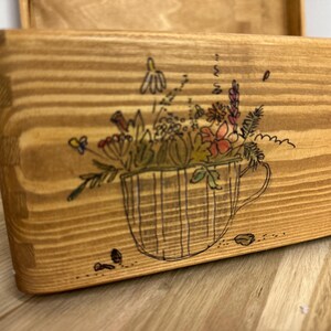 Custom Tea Box Personalised Tea Storage Box With Compartments Custom ...