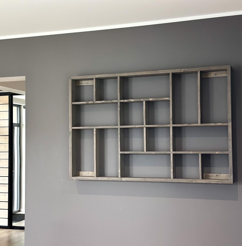 Floating Shelves Wood Collection Display Shelf Wall Mounted Multi ...