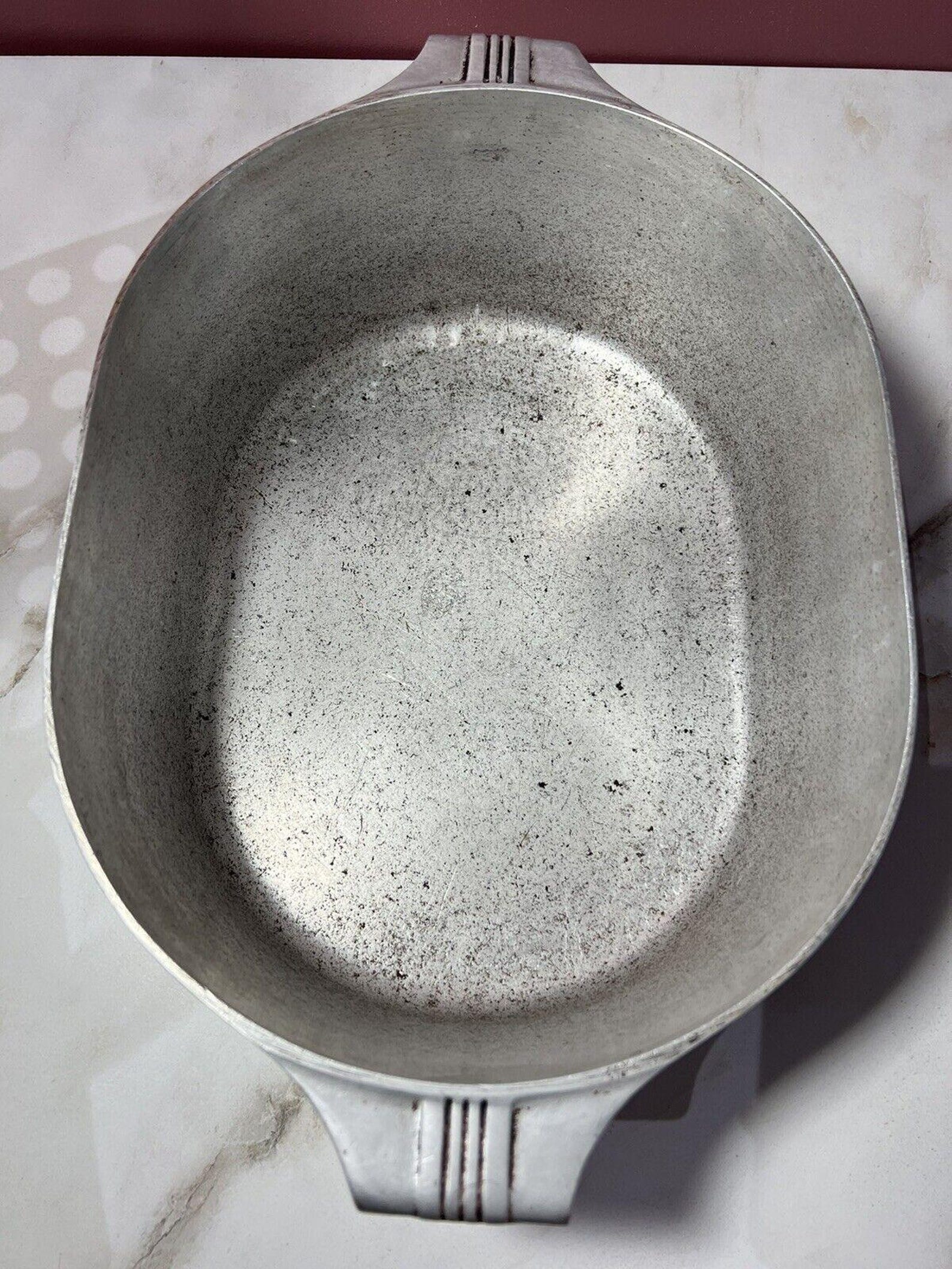 VTG Wagner Ware Sidney 4265 Magnalite Large Oval Roaster Pan Country ...