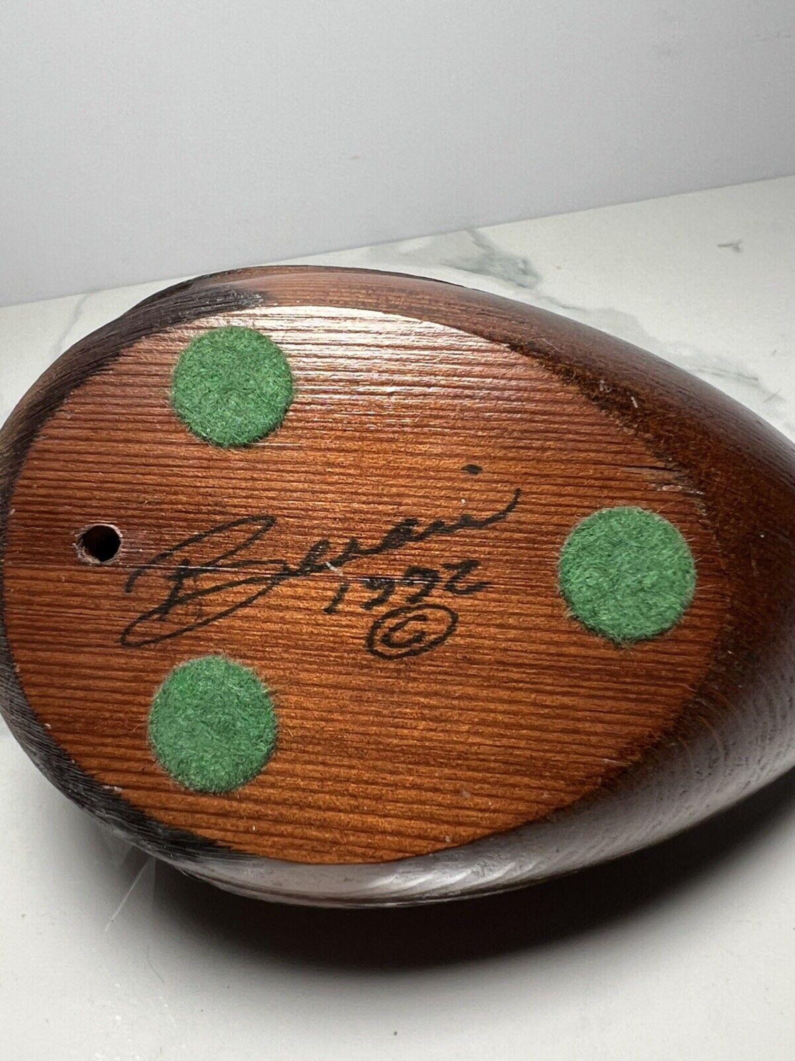 VTG David Berari 1992 Hand Carved Wood Bird Decoy Signed - Etsy