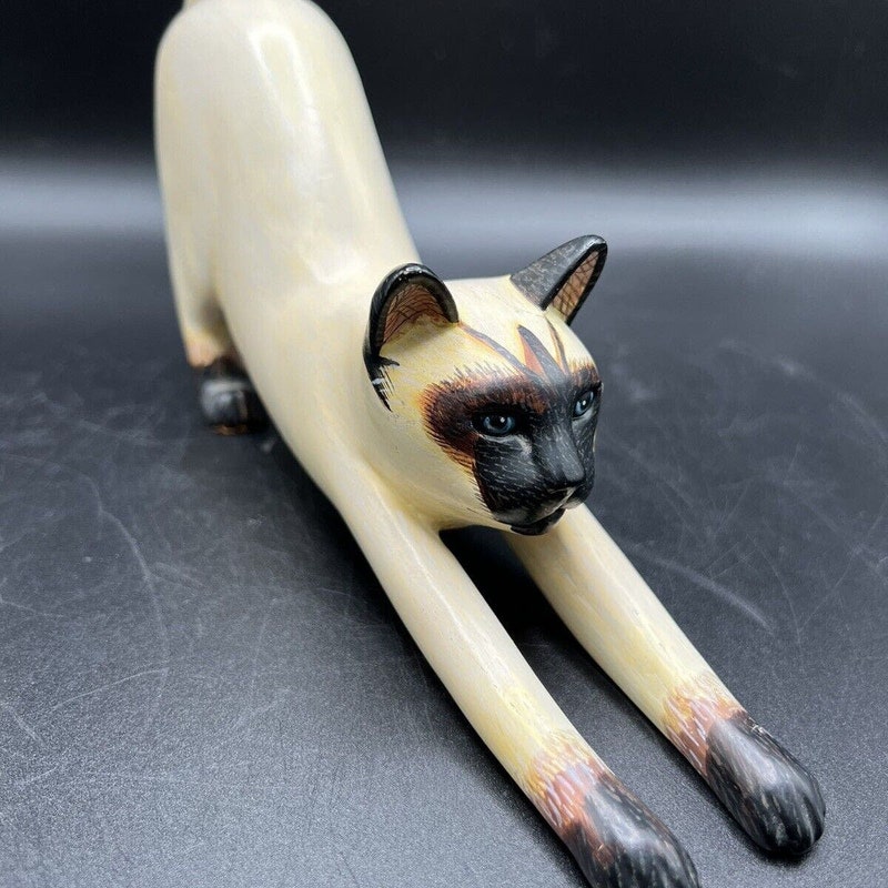 Siamese Cat Statue - Etsy