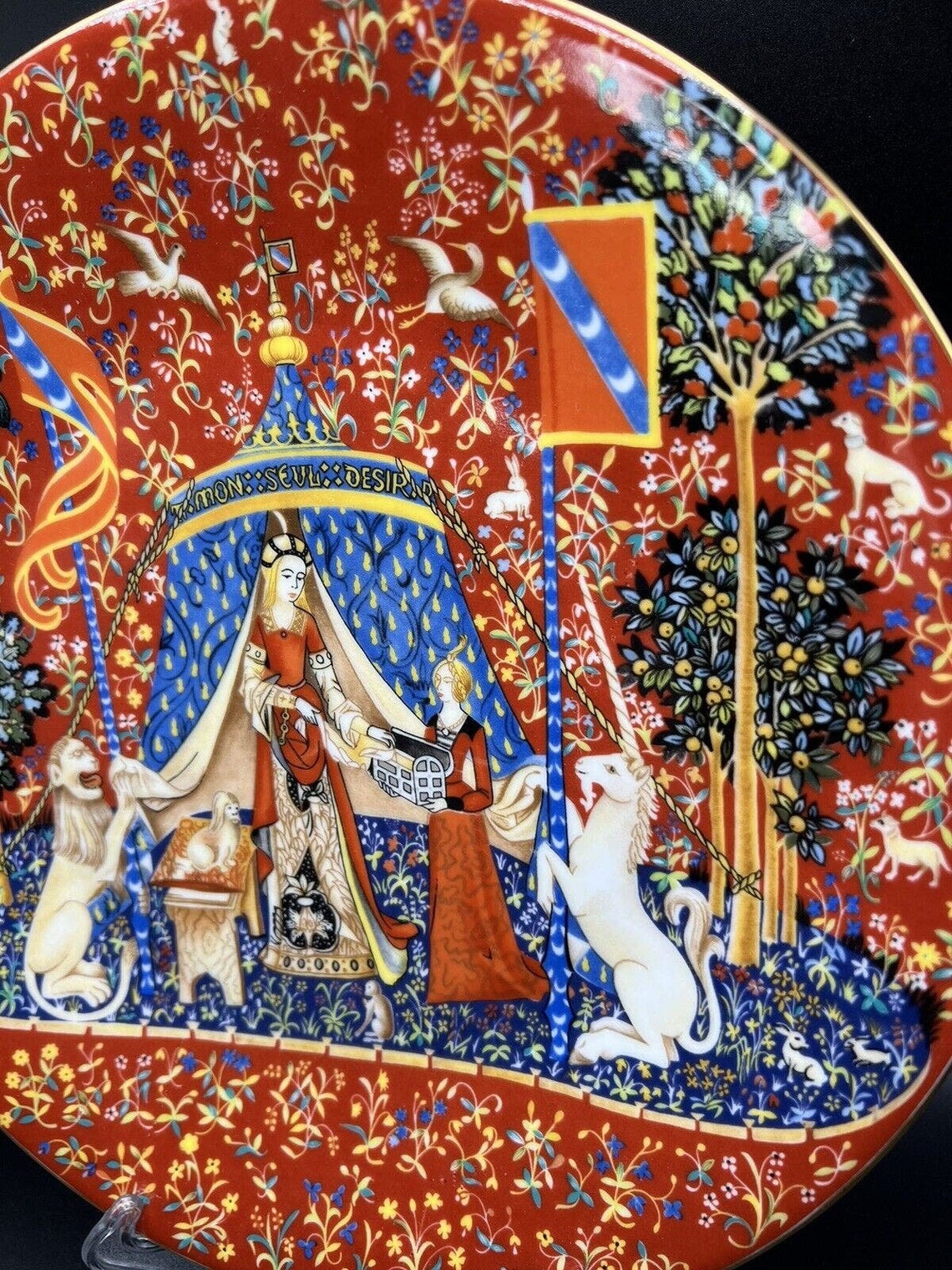 1977 La Dame a La Licorne Haviland Limoges France Plate No 1 Vintage - Etsy