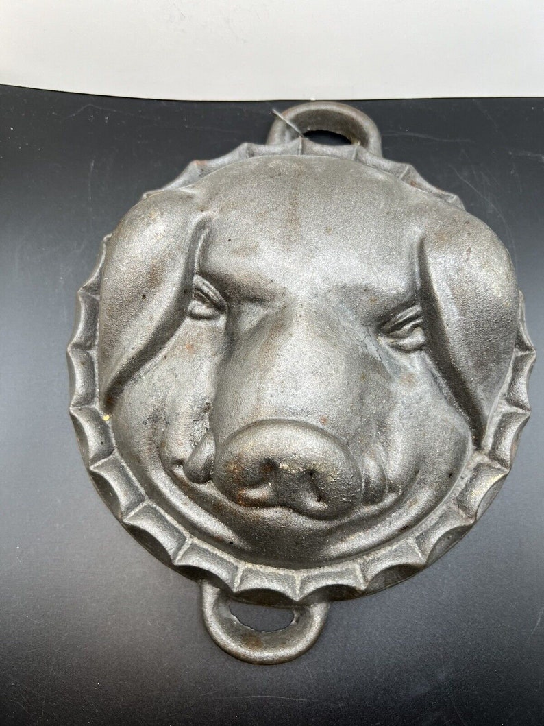 Antique Cast Iron Pig Face Baking Mold Wall Hanging - Etsy