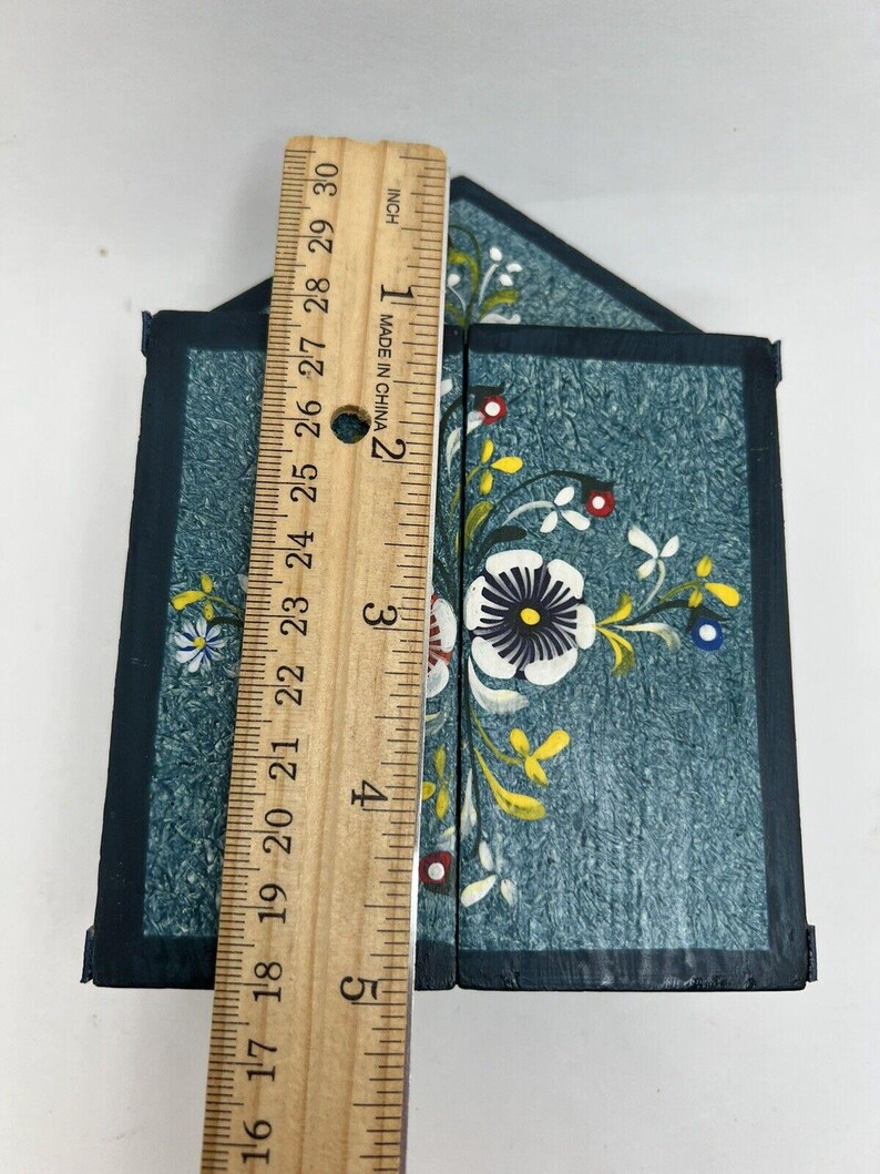 Folk Art Mini Nativity Christmas Shadow Box Hand Painted VTG Peru - Etsy