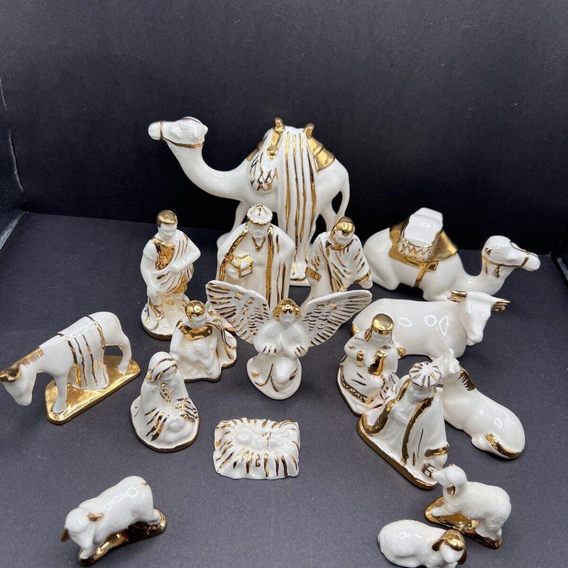 Porcelain Nativity - Etsy