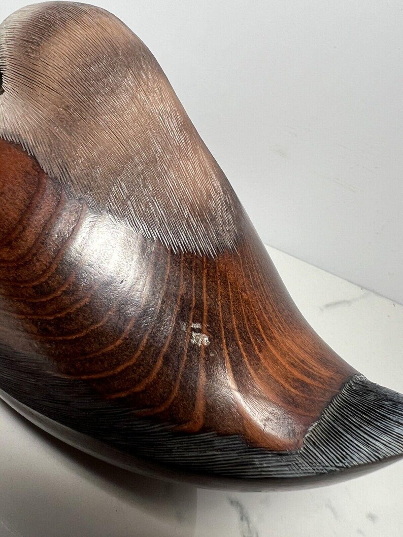 VTG David Berari 1992 Hand Carved Wood Bird Decoy Signed - Etsy
