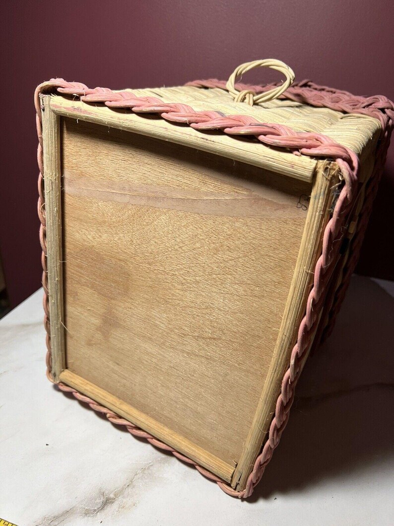 Wicker VTG House Toy Box Doll House Toy Box Hamper Trunk - Etsy