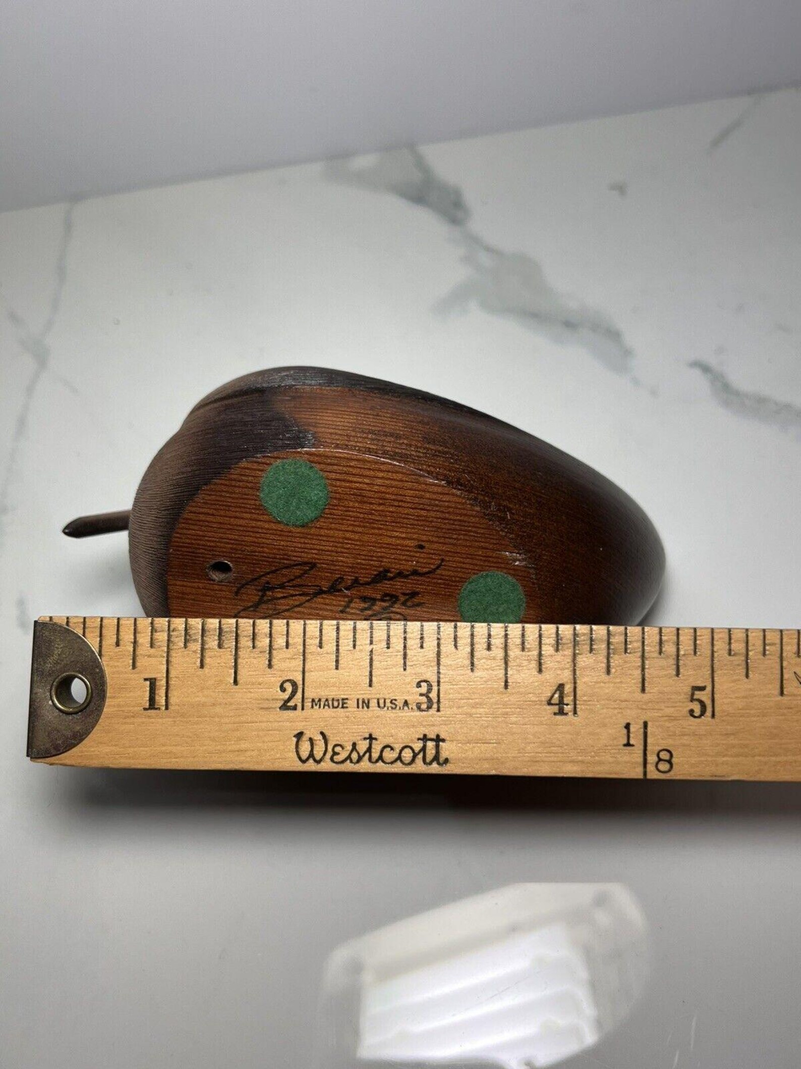 VTG David Berari 1992 Hand Carved Wood Bird Decoy Signed - Etsy