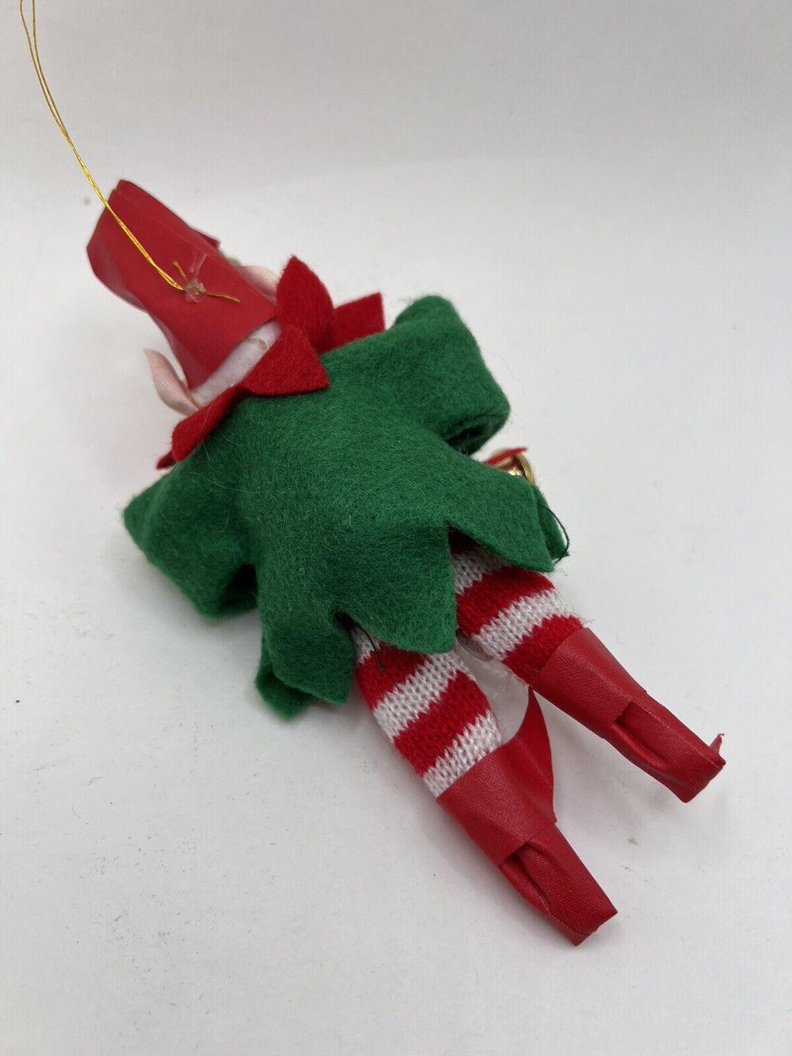 Vintage Paper Mache Pixie Elf Santa Christmas - Etsy