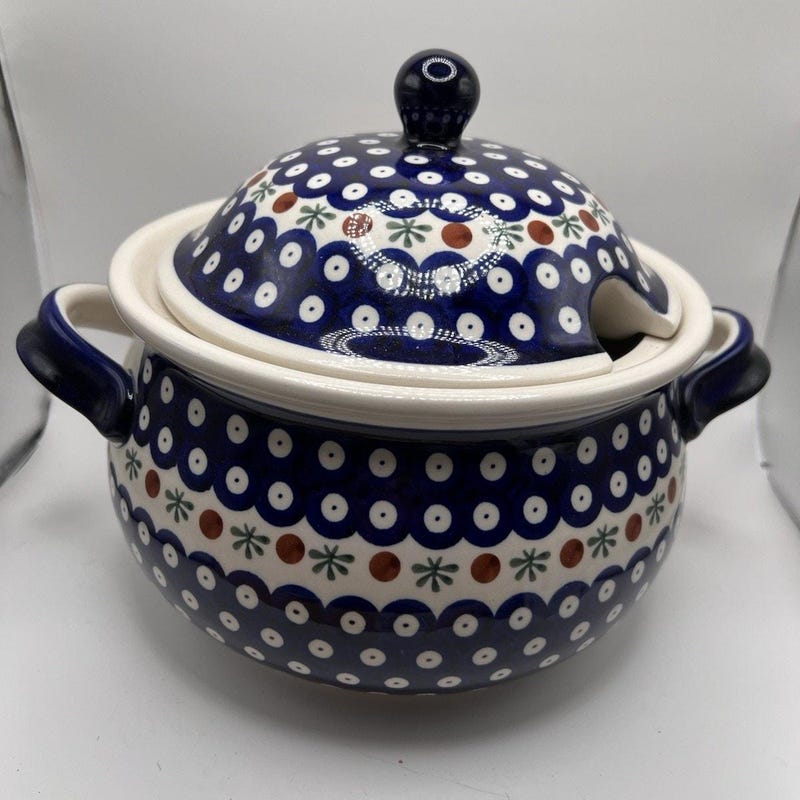 Blue Rose Polish Pottery - Etsy