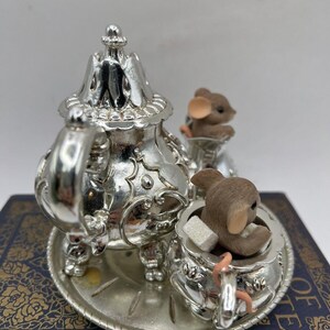 Fitz and Floyd Charming Tails Teapot Mouse My Desire for You Will Never ...