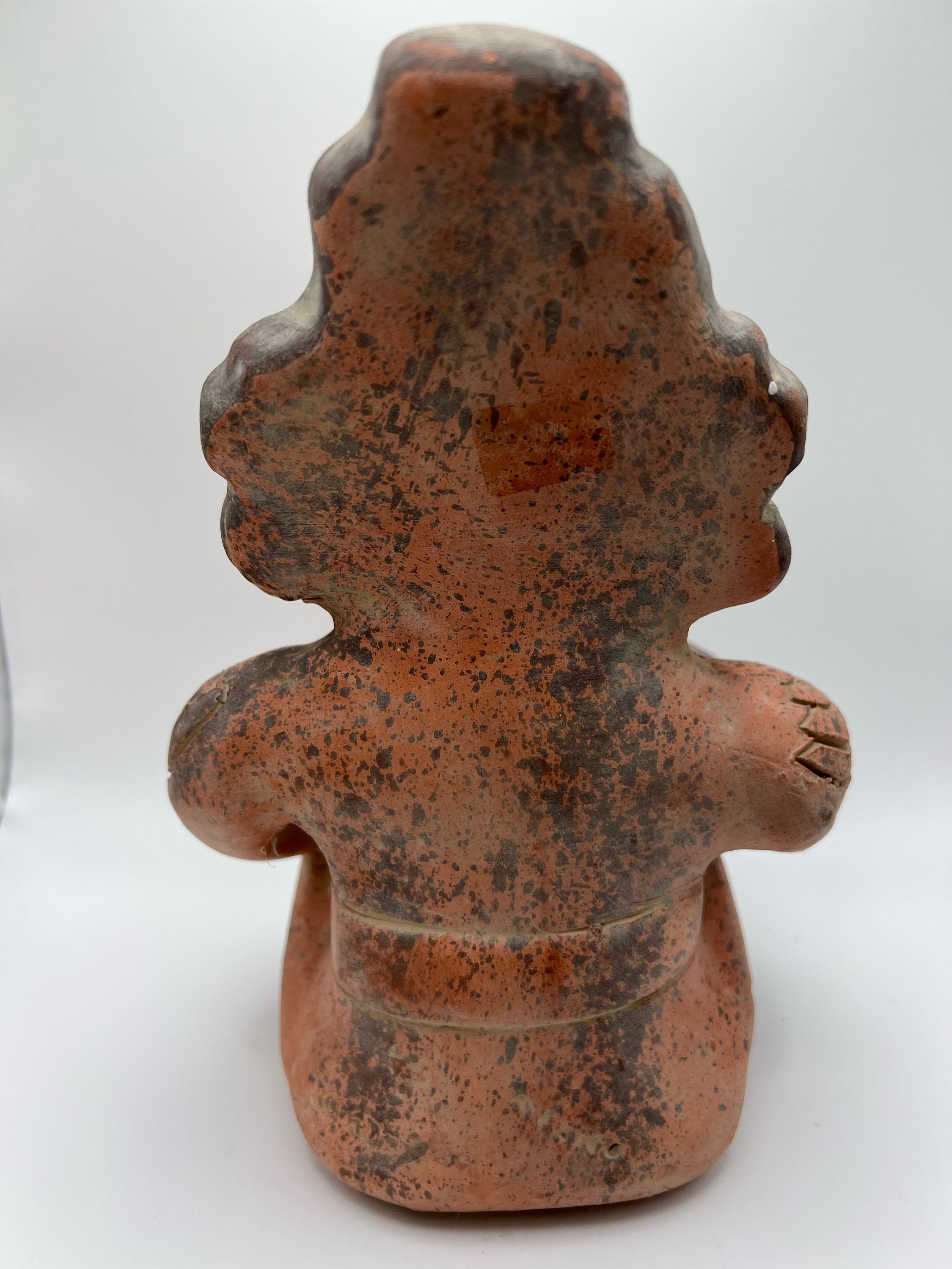 Mayan Aztec Sitting God Terracotta Clay Sculpture Statue - Etsy