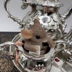 Fitz and Floyd Charming Tails Teapot Mouse My Desire for You Will Never ...