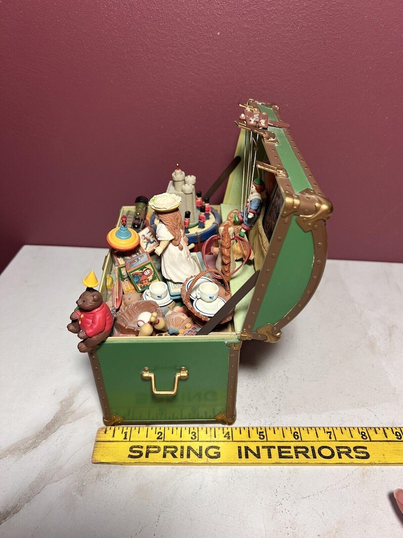 Enesco Toy Symphony Treasure Chest of Toys Animated Music Box 1986 - Etsy