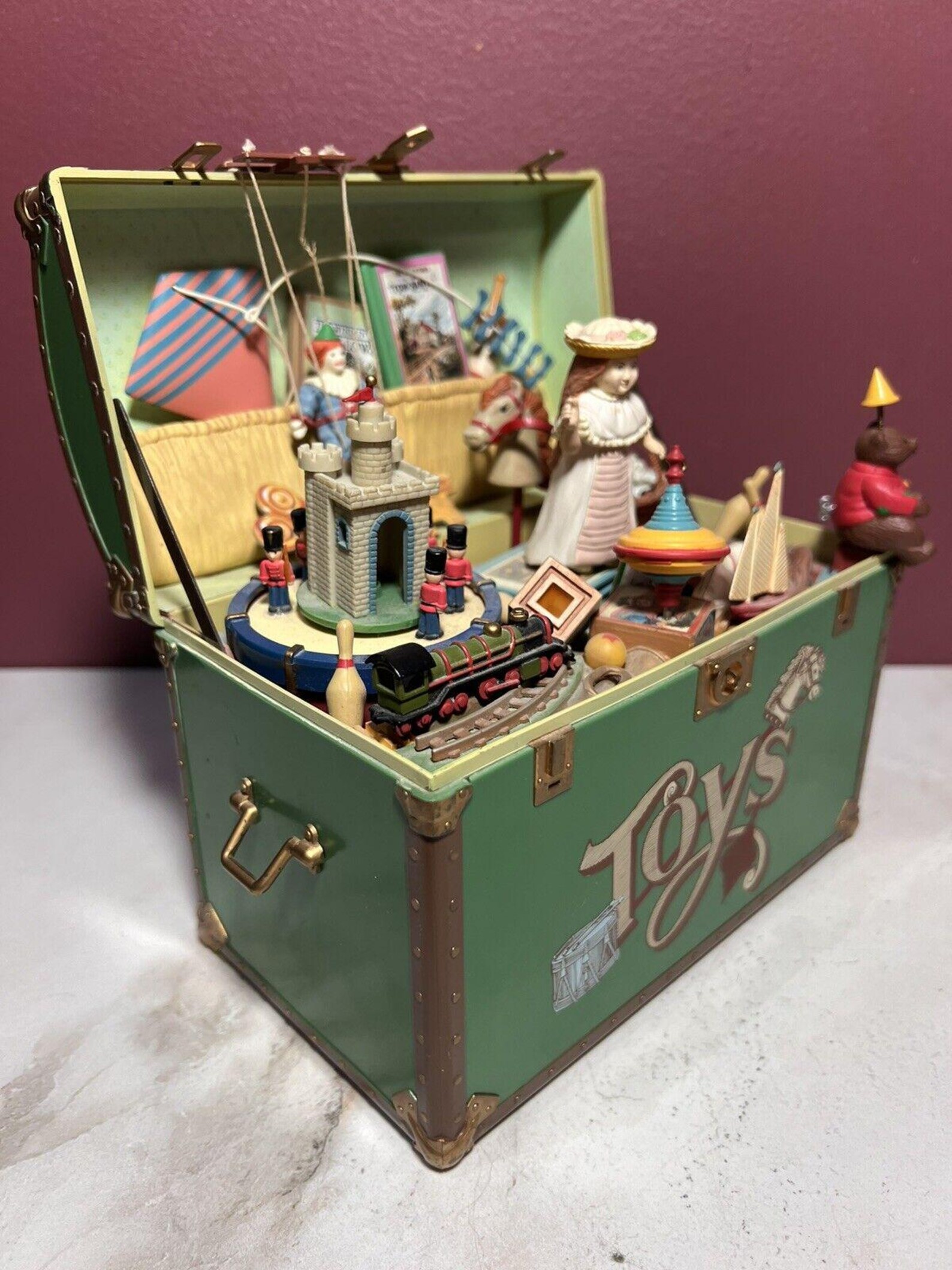 Enesco Toy Symphony Treasure Chest of Toys Animated Music Box 1986 - Etsy