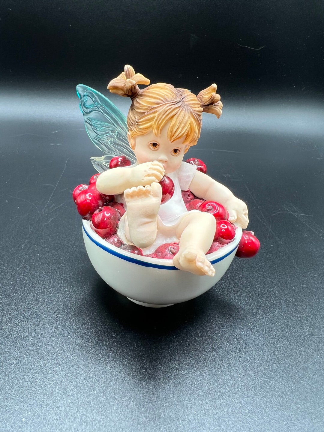 Vintage My Little Kitchen Fairies Sweet Cherry Fairy Figurine - Etsy