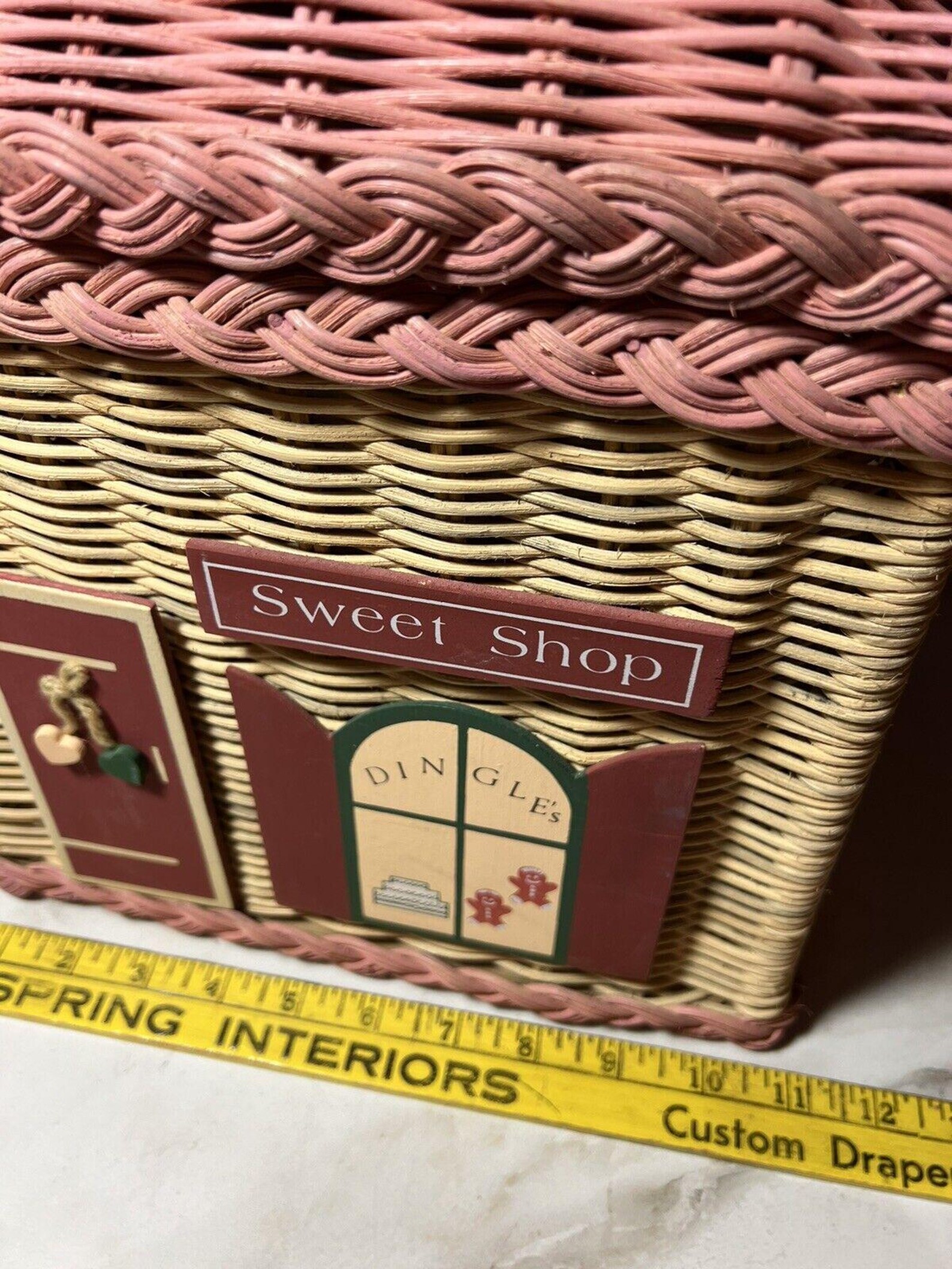 Wicker VTG House Toy Box Doll House Toy Box Hamper Trunk - Etsy