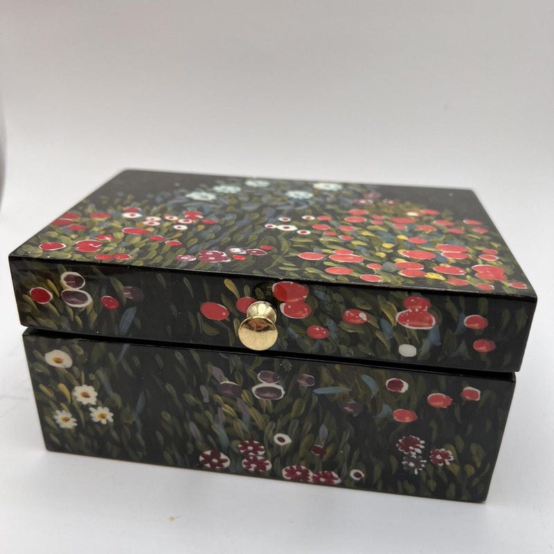 Hand Painted Jewelry Box - Etsy