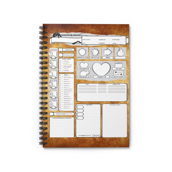 Dnd Notebook - Etsy