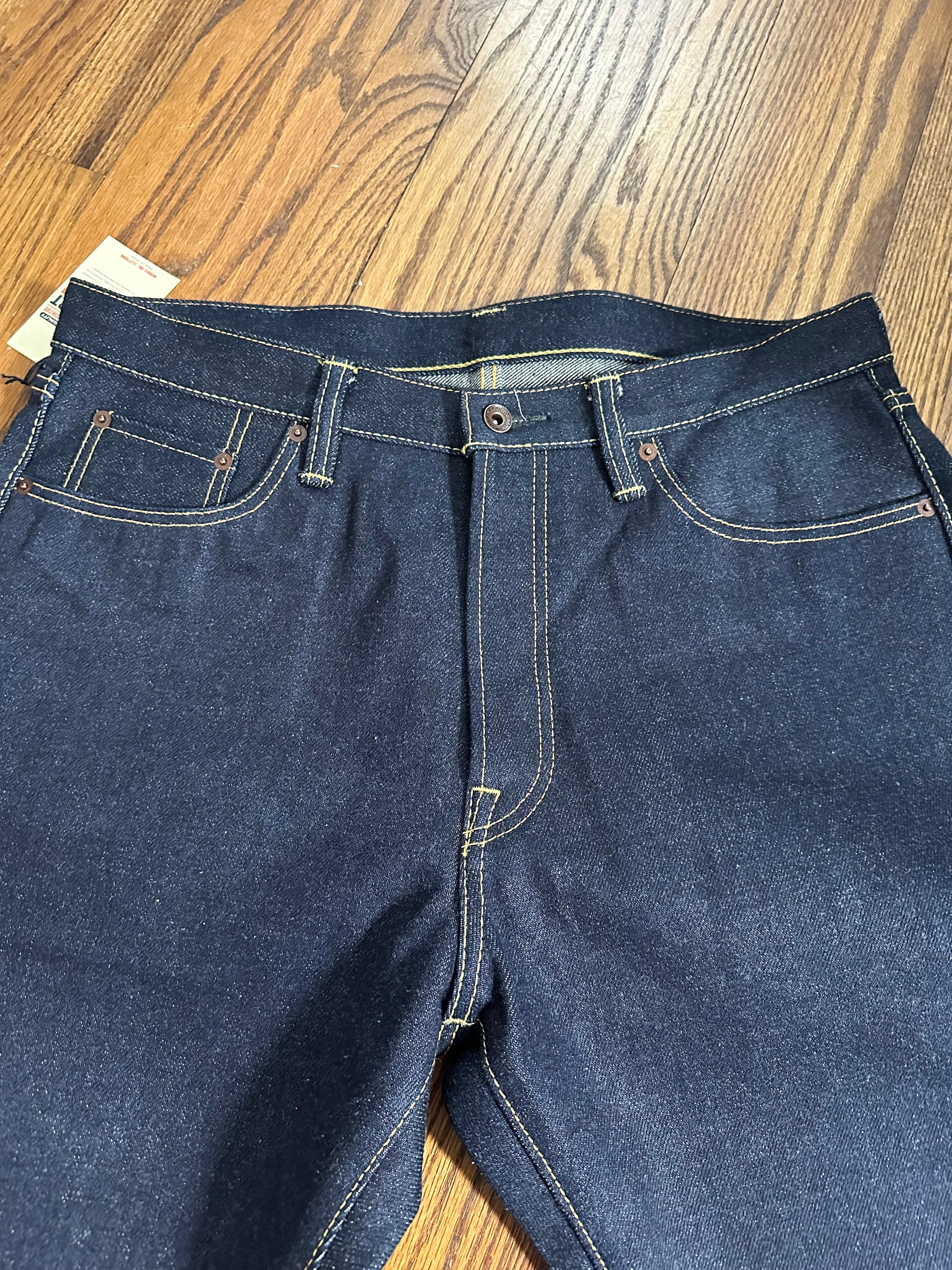 Iron Heart Raw Denim Jeans - Etsy