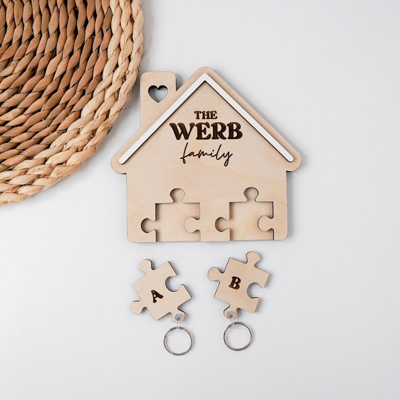 Wooden Key Wall Holder - Etsy