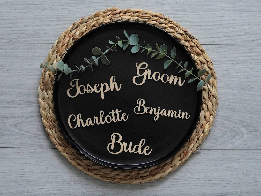 Birthday Name Tags Wedding Name Tags Table Place Names Wedding Table ...