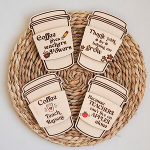 Teacher Appreciation Gift Card Holder Coffee Gift Card Holder Teacher ...