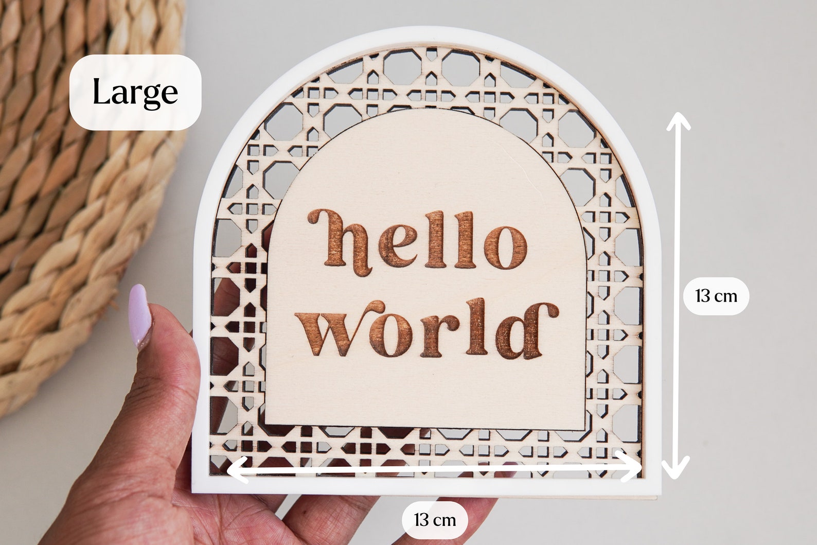 Hello World Birth Announcement Sign Baby Announcement Sign - Etsy UK