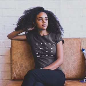 Mid Century Modern Tee, Vintage Vibes Retro Chic Silhouette Furniture ...