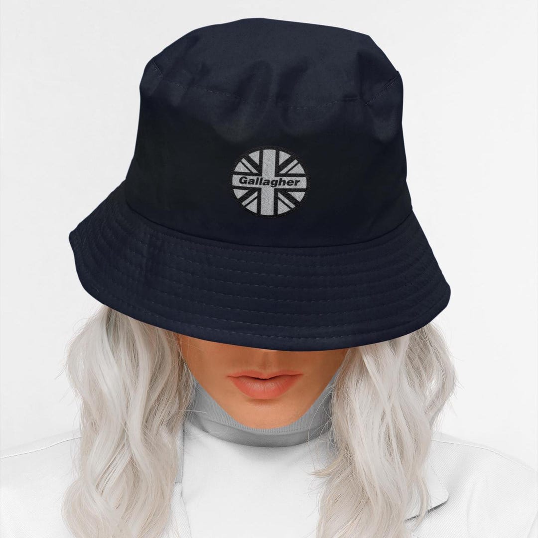 Gallagher Union Jack Bucket Hat, Oasis 2025 Reunion Concert Embroidered ...