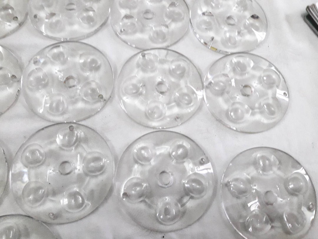 Large of 16 Chandelier Bobeches Glass 3.25" in Diameter - Etsy