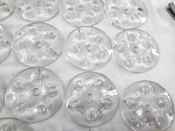 Large of 16 Chandelier Bobeches Glass 3.25 in Diameter - Etsy