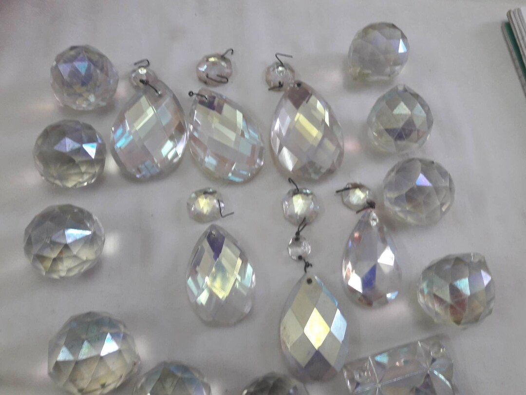 Large Lot of AB Chandelier Crystal Ball and Drop - Etsy