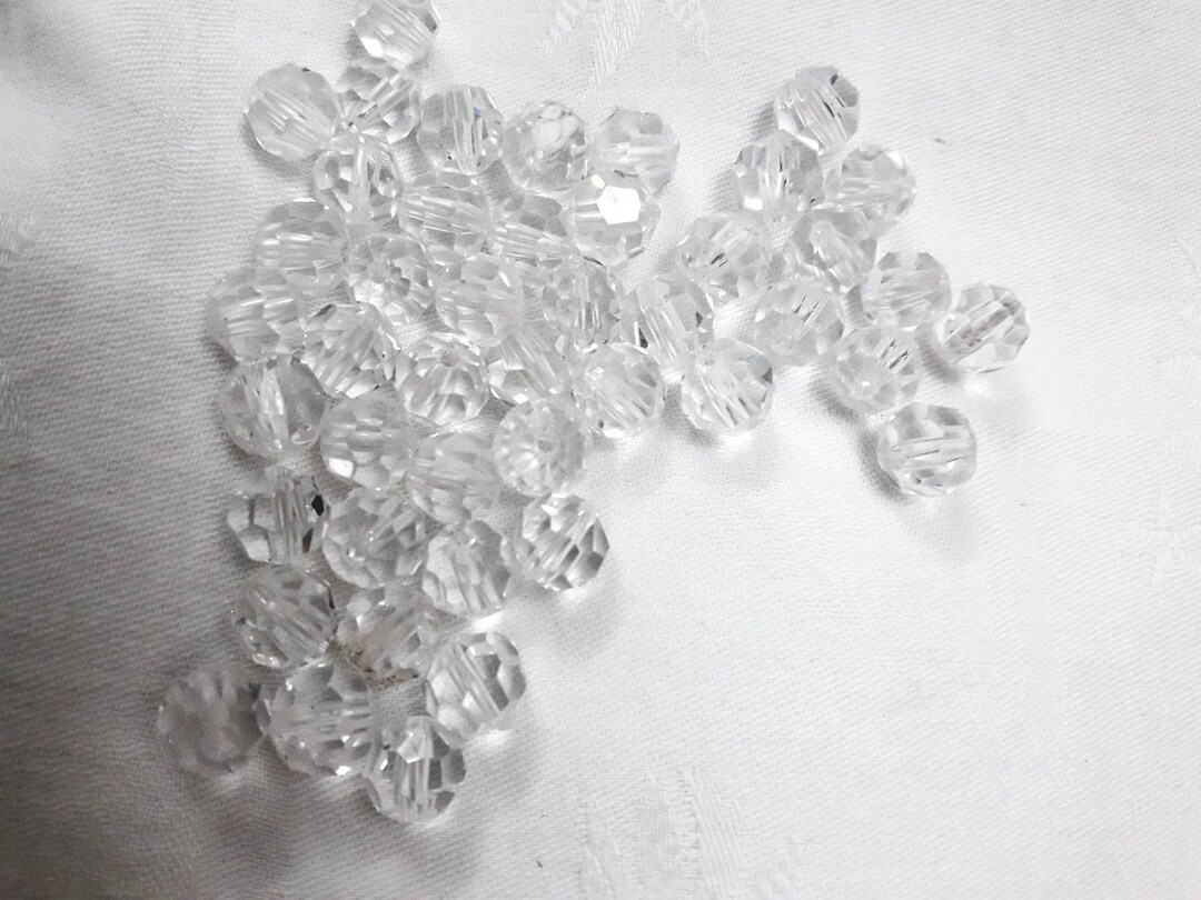 Lot of Loose SWAROVSKI® Crystal Round Beads Clear 10MM Vintage #8502 ...