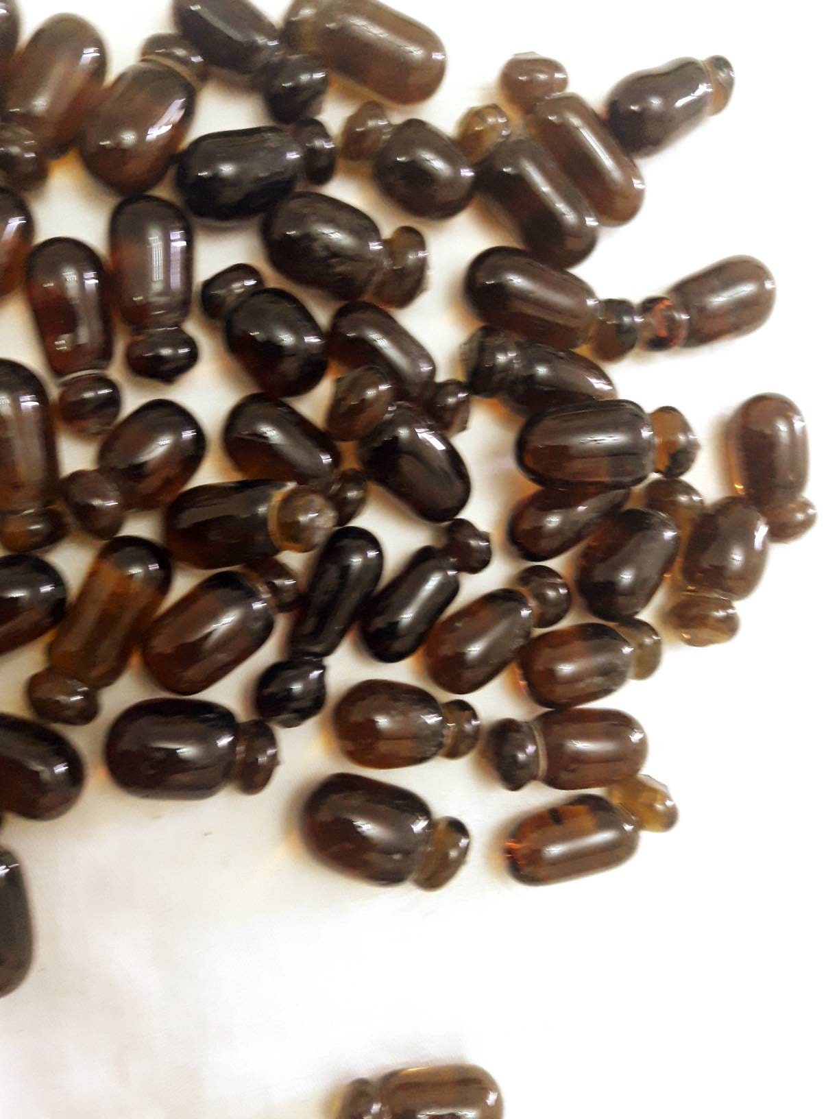 Antique Set of 100 Pieces Handblown Drop Glass up to 1.5" Long - Etsy