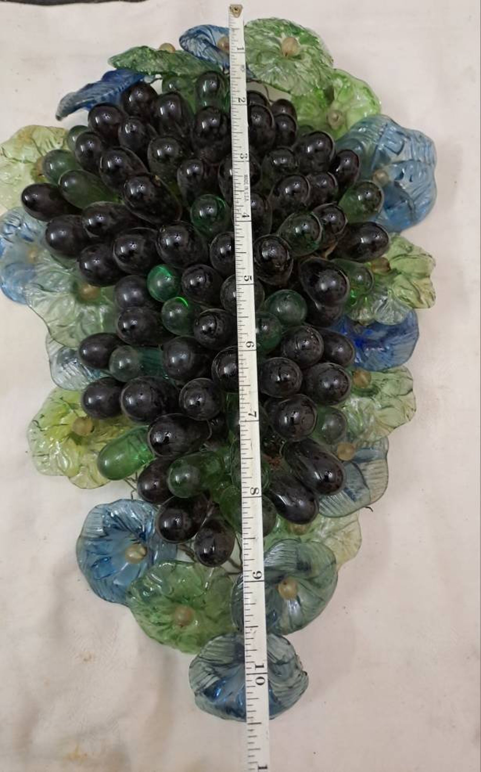 Antique Larger Grape Cluster With Flower Glass - Etsy