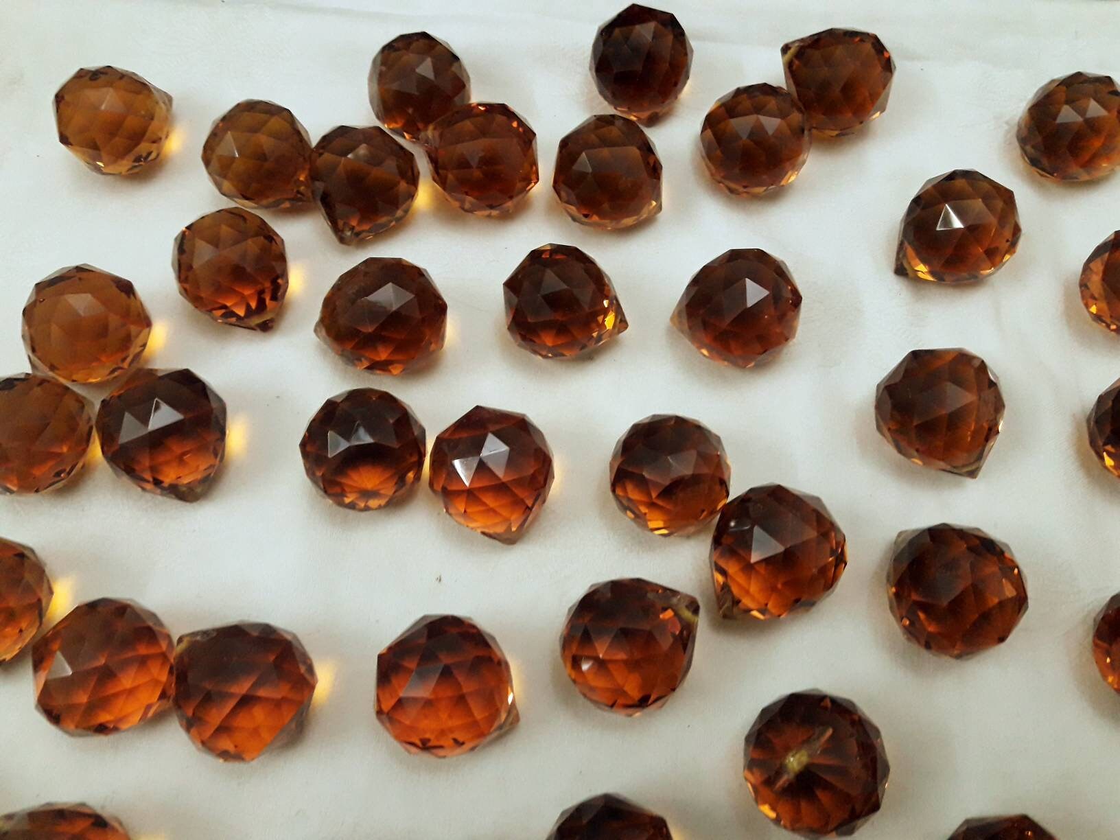Lot of 25 Pieces Ruby Crystal Ball 30mm for Chandelier and Lamp Part - Etsy