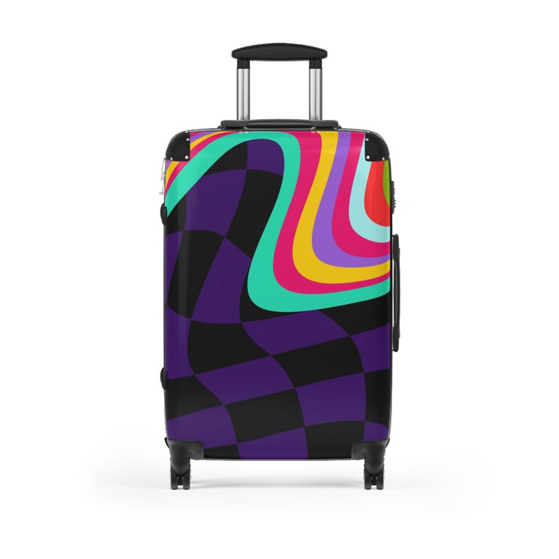 Rainbow Suitcase,lightweight,expandable,durable Polycarbonate Luggage ...