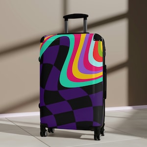Rainbow Suitcase,lightweight,expandable,durable Polycarbonate Luggage ...