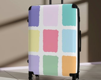 Rainbow Suitcase,lightweight,expandable,durable Polycarbonate Luggage ...