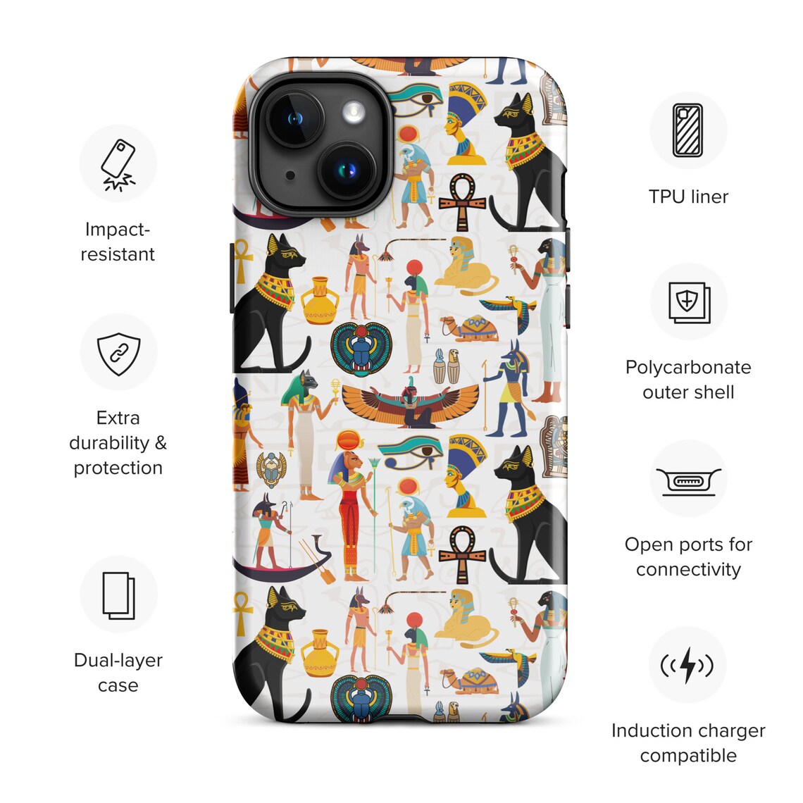 Protect Your iPhone Style With Our Exquisite Egyptian Case-featuring ...