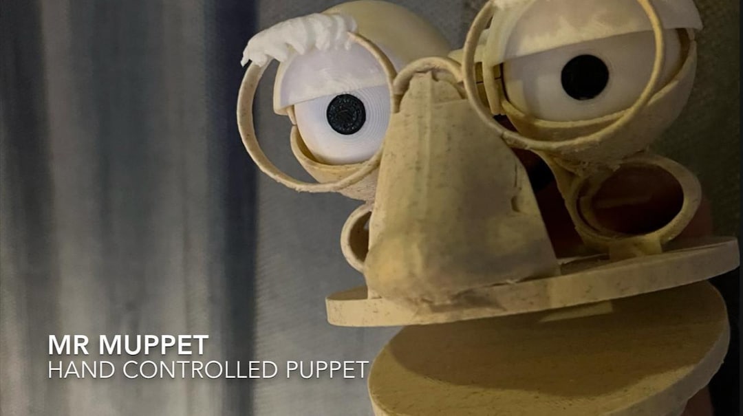 Mr Muppet One Hand Controlled Puppet - Eye and Mouth Movement V2 - Etsy