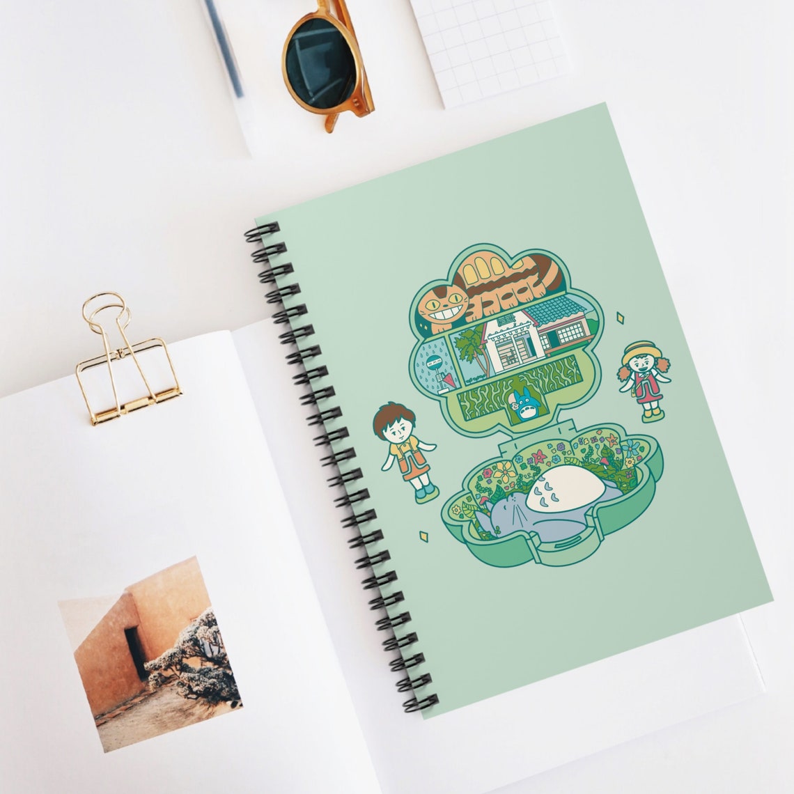 Totoro Polly Pocket-inspired Notebook Studio Ghibli-themed Journal ...