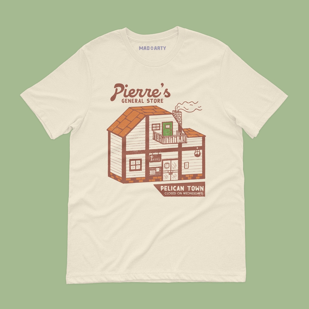Stardew Valley Pierre's General Store Unisex Tee: Retro Gamer Shirt - Etsy