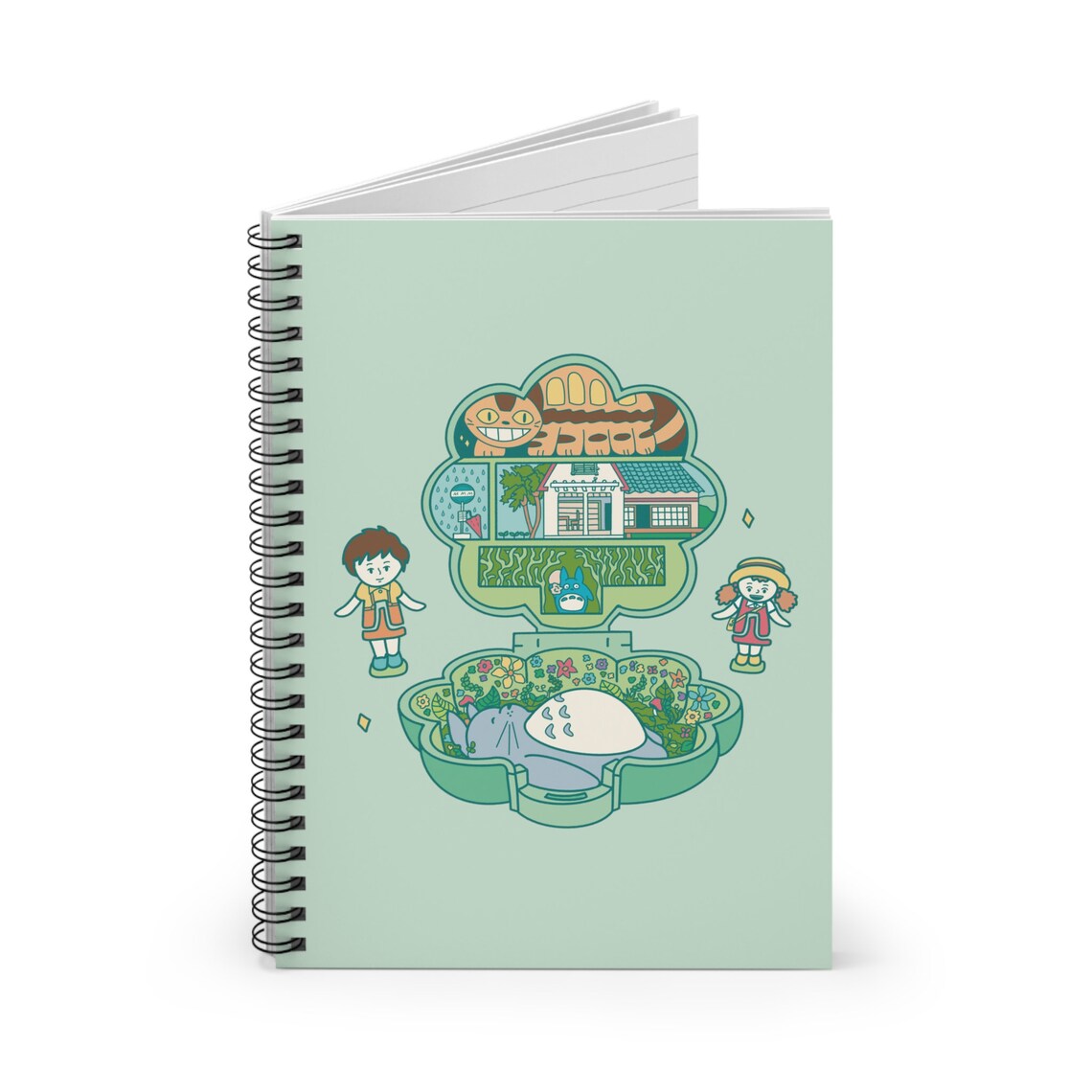 Totoro Polly Pocket-inspired Notebook Studio Ghibli-themed Journal ...